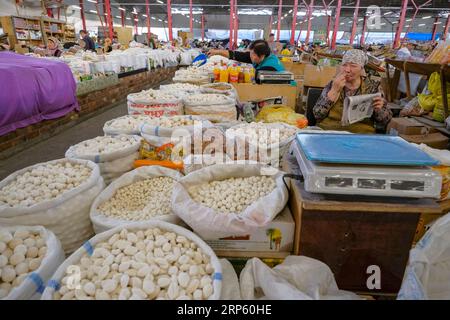 Kurut, a traditional Kyrgyz snack made from sour milk or yoghurt, in ...