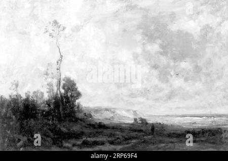 John Appleton Brown - On the Coast of France Stock Photo - Alamy