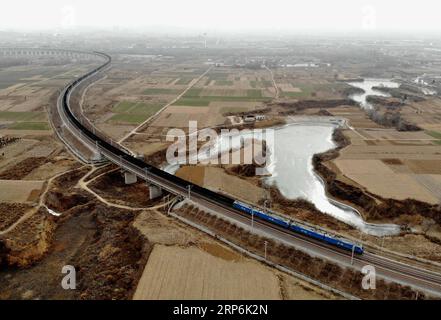 Aerial photo shows the Anyang Hongqiqu Airport is under construction at ...