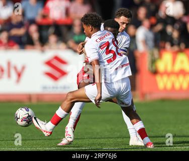 Theo Chapman #38 of Barnsley in the pregame warmup session during the ...