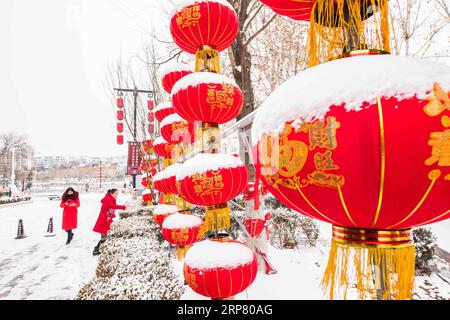 Snow scenery in Weifang City, east China's Shandong Province, 2 ...