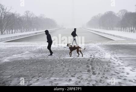 People walk near the Lincoln Memorial Reflecting Pool, Tuesday, June 30 ...