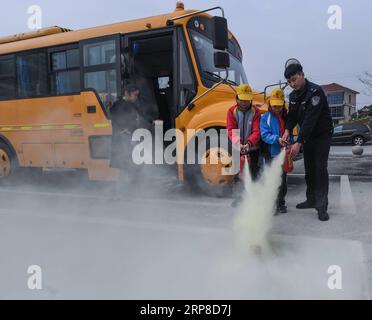 School Bus Fire Drill