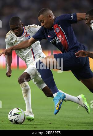 Clinton Mata of Lyon during the French championship Ligue 1 football ...