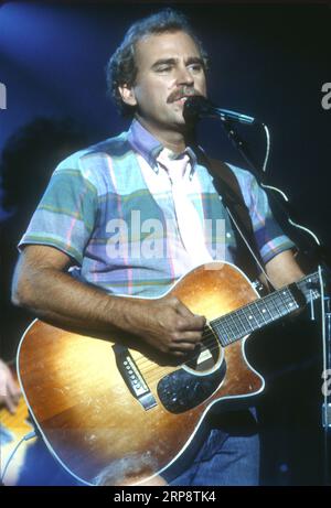 Jimmy Buffett in concert in 1984 Credit: Jeffrey Mayer / Rock Negatives ...