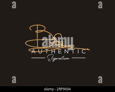 BS Signature Logo Template Vector Stock Vector Image & Art - Alamy