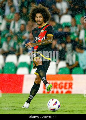 Aridane Hernandez of Rayo Vallecano in action during the Spanish League ...