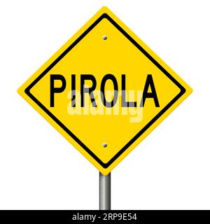 Warning sign for PIROLA variant of Covid Stock Photo - Alamy