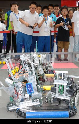 FIRST LEGO League (FLL) competition field seen at a regional FLL ...