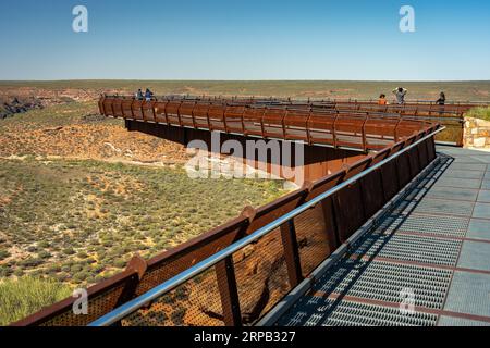 Kalbarri, WA, Australia - Skywalk bridge lookout Stock Photo - Alamy