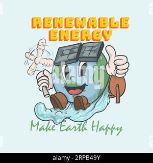 Sustainable energy - wind energy and solar energy. Funny meme for ...
