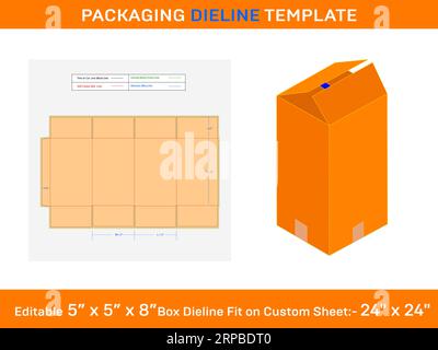 Regular slotted container box (RSC), different styles packing cardboard ...
