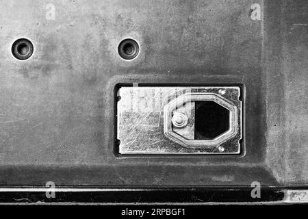 Rear cover with indicator window old retro medium format camera Stock ...