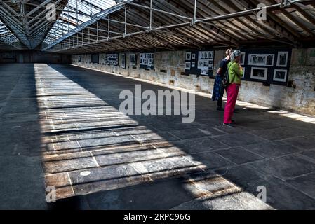 Ian Beesley exhibition, Salts Mill, 2022, West Yorkshire Stock Photo ...