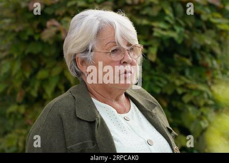 Foster parent of Amber Gibson, Carol Niven (centre) outside the High ...