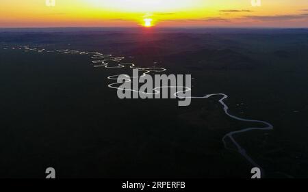 Hulunbuir grasslands and rivers, Inner Mongolia, China Stock Photo - Alamy