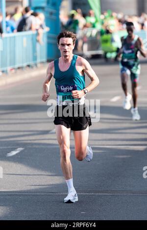 Andrew Heyes competing in The Big Half, half marathon organised by ...