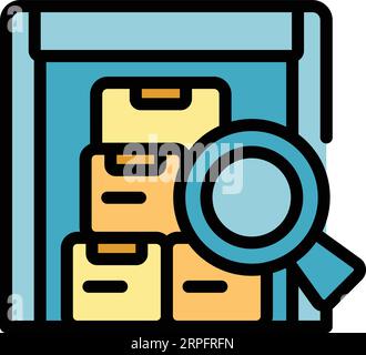 International assistance parcel icon outline vector. Aid love. Care ...