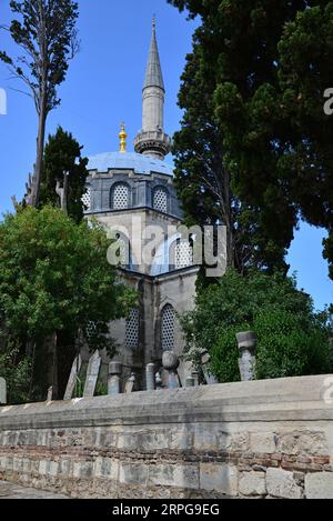 The Atik Valide Mosque, built by Mimar Sinan in 1583 by the wife of the ...