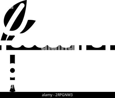 krishna flute hinduism glyph icon vector illustration Stock Vector ...