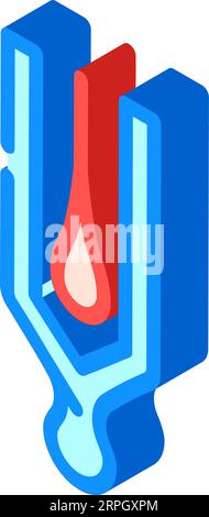 tilak mark isometric icon vector. tilak mark sign. isolated symbol ...