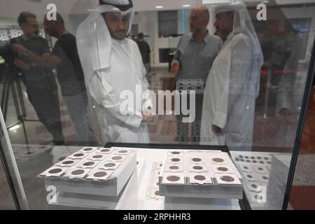 Capital Governorate, Kuwait. 4th Sep, 2023. A man visits the ...