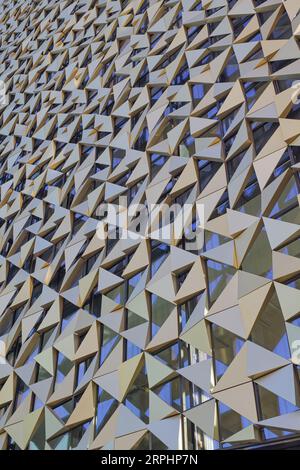 Modern Triangular Architecture in Tirana's City Center Stock Photo - Alamy