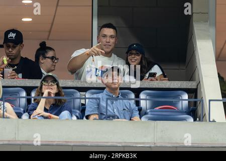 Tina Fey, Aaron Judge and Samantha Bracksieck attend 4th round match ...
