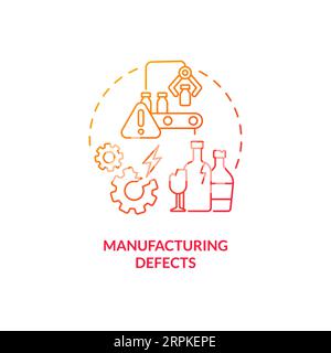 2D design defects gradient icon concept Stock Vector Image & Art - Alamy