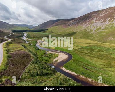 River clunie restoration project near Braemar Scotland Stock Photo - Alamy