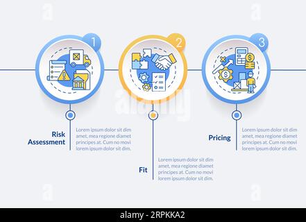 Vendor management layout with line icons concept Stock Vector Image ...