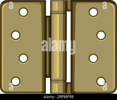 tool door hinge cartoon vector illustration Stock Vector Image & Art ...
