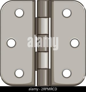 construction door hinge cartoon vector illustration Stock Vector Image ...