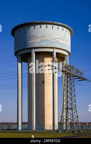 The first water tower in Groeditz was built in 1933. It has an outer ...