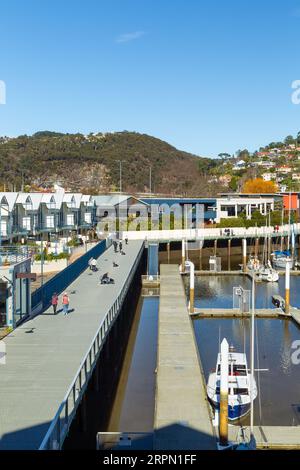 The Seaport in Launceston, Tasmania, Australia, with copy space for ...
