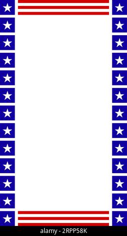 american flag frame Stock Vector Image & Art - Alamy