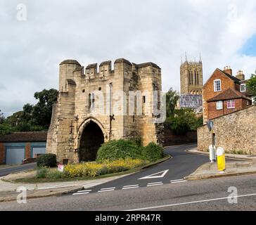 Pottergate Arch, Lincoln, UK -1 Stock Photo - Alamy