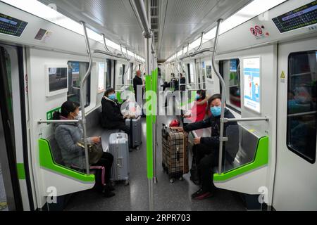 Wuhan Metro resumed normal operation in Wuhan City, central China's ...