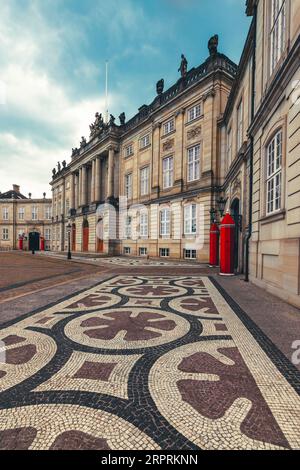 Amalienborg Palace In Copenhagen, Denmark Stock Photo - Alamy
