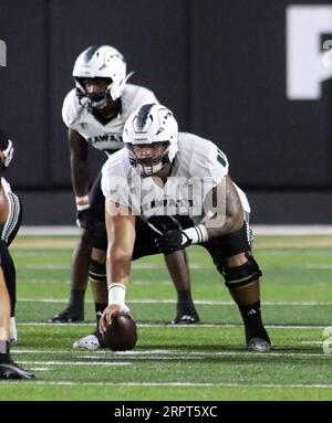 August 26, 2023 - Hawaii Rainbow Warriors offensive lineman Eliki ...