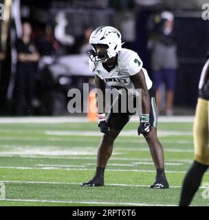 August 26, 2023 - Hawaii Rainbow Warriors running back Landon Sims #30 ...