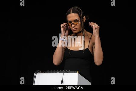 Photographs of Taahliah performing at Connect Festival 2023 at the ...