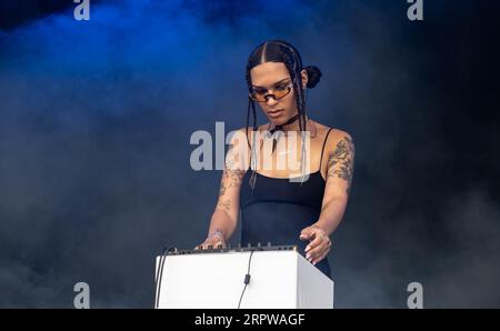 Photographs of Taahliah performing at Connect Festival 2023 at the ...
