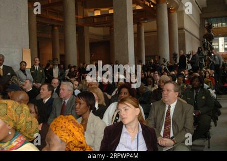 Ceremony at the Ted Weiss Federal Office Building in New York City, New ...