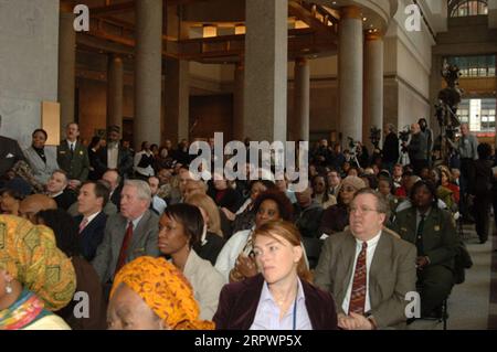 Ceremony at the Ted Weiss Federal Office Building in New York City, New ...