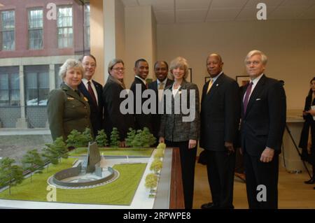 Federal officials Fran Mainella, David Bibb, Eileen Long-Chelales ...