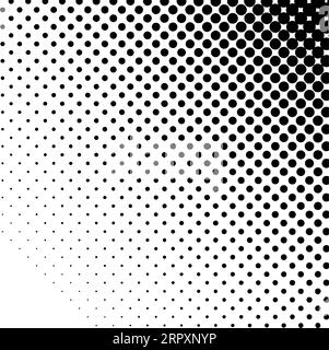 Halftone polka gradient, Dotted gradient, smooth dots spraying halftones dot background ...