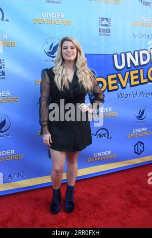 Kelsey Edwards attends the premiere of "Underdeveloped" on Tuesday ...