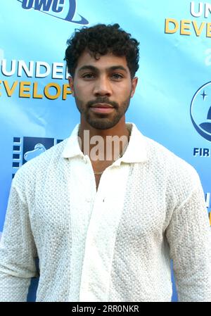 Isaiah Harmison attends the premiere of "Underdeveloped" on Tuesday ...