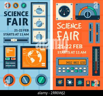Science fair brochure template. University research. Flyer, booklet ...